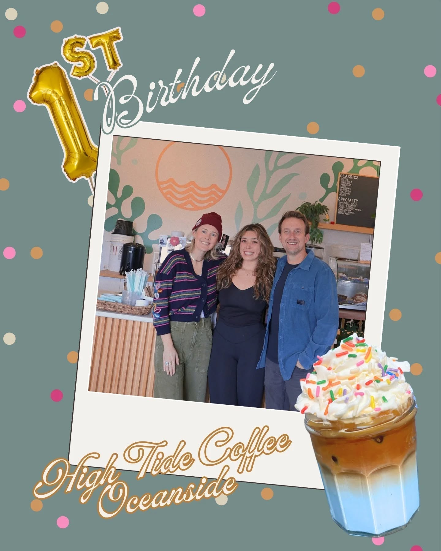 ONE YEAR OF HIGH TIDE OCEANSIDE! – High Tide Coffee
